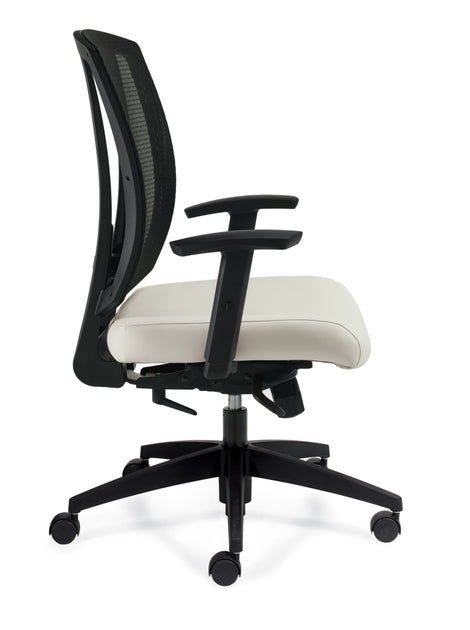 Upholstered Seat and Mesh Back Synchro-Tilter - OTG3101