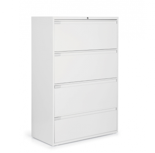 Global 4 Drawer Lateral File Cabinet - 36"W - 9336P-4F1H