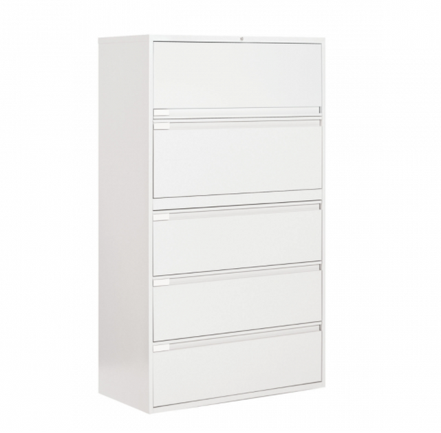 Global 5 Drawer Lateral File Cabinet - 42"W - 9342P-5F1H